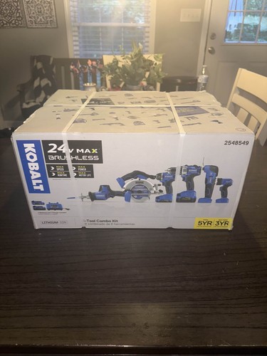 Kobalt 24V Max Brushless 6-Tool Combo Kit + Brand New (Unopened) | eBay