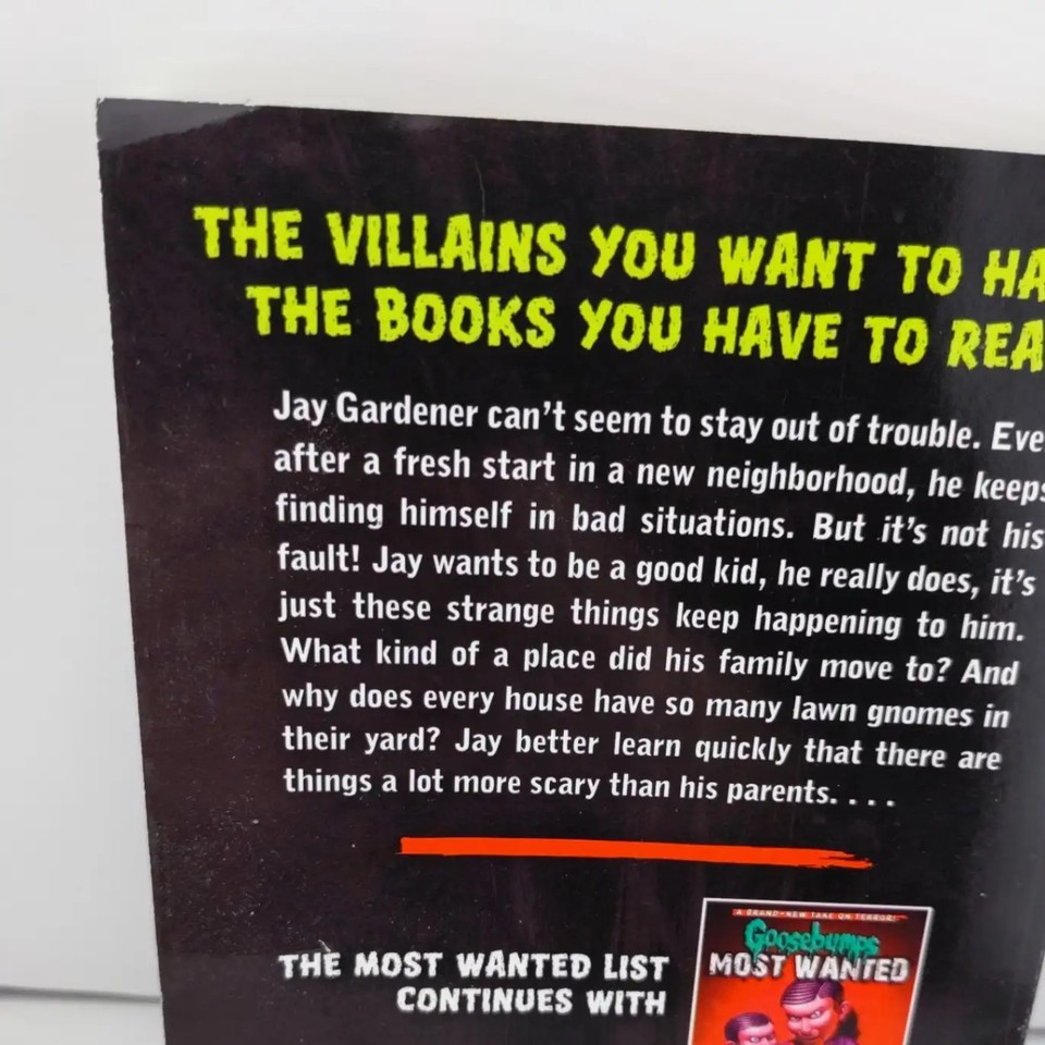 Goosebumps Most Wanted Planet Of The Lawn Gnomes R L Stine Scholastic ...