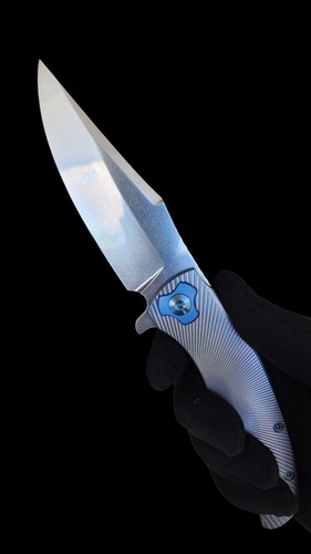 Ti-rex flipper custom folder knife | eBay