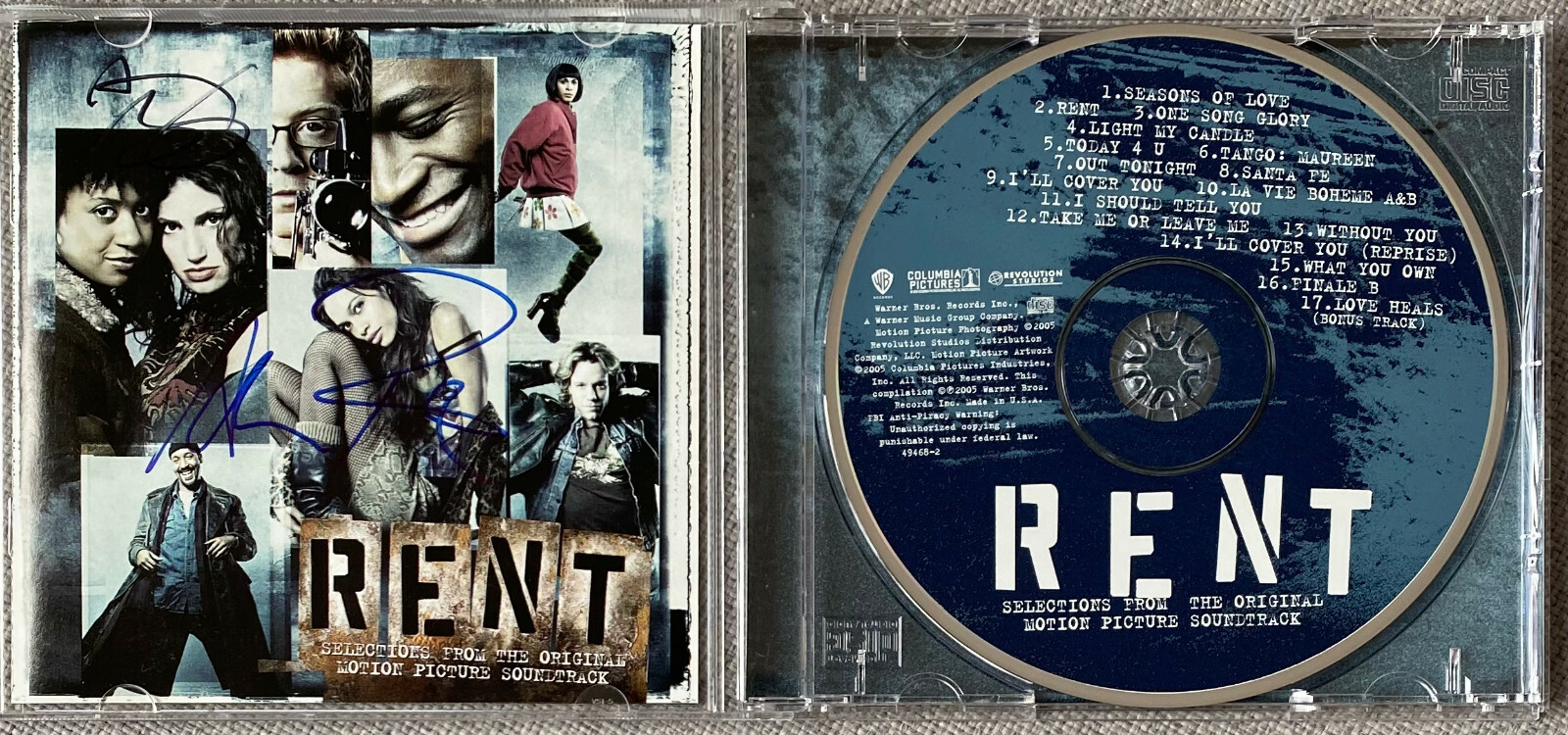 Rent Soundtrack Album Cover