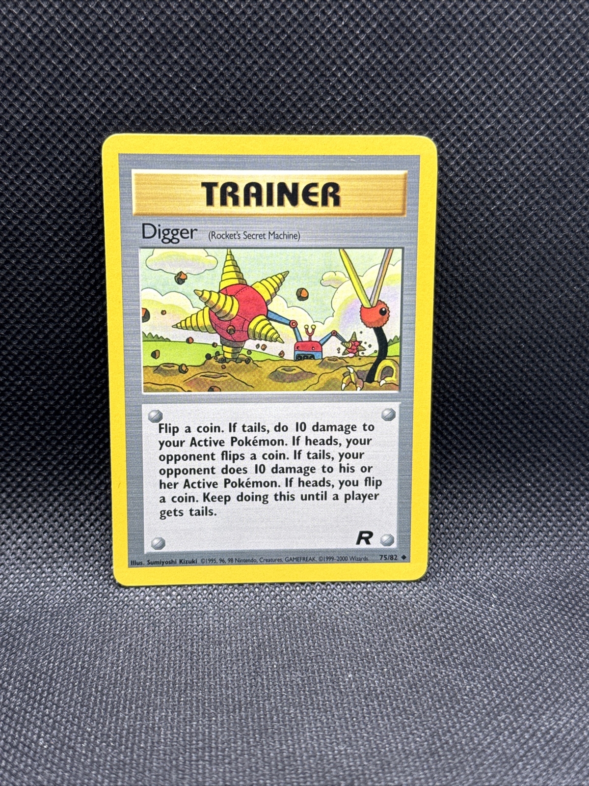 DIGGER - Team Rocket Set - 75/82 - Uncommon - Pokemon Card - Unlimited ...