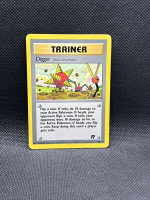 DIGGER - Team Rocket Set - 75/82 - Uncommon - Pokemon Card - Unlimited ...