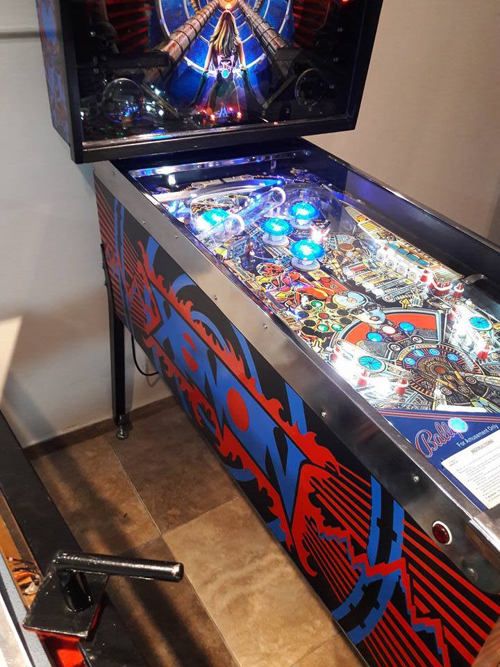 XENON Pinball Machine Playfield Overlay UV PRINTED - Clear Inserts - | eBay