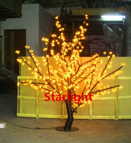 Yellow 5ft/1.5m LED Christmas Xmas Cherry Blossom Tree Light Home ...