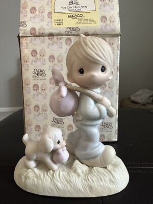 Precious Moments Figurine You Can't Run Away From God # E-0525 w/box | eBay