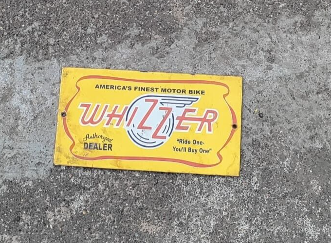 PORCELIAN WHIZZER ENAMEL SIGN SIZE 9X5 INCHES SINGLE SIDED | eBay