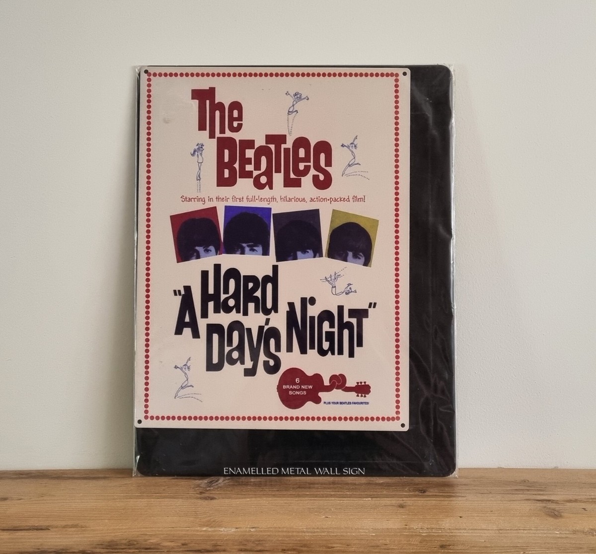 Beatles Metal Signs The Beatles Metal Wall Sign: Hard Days Night *NEW*