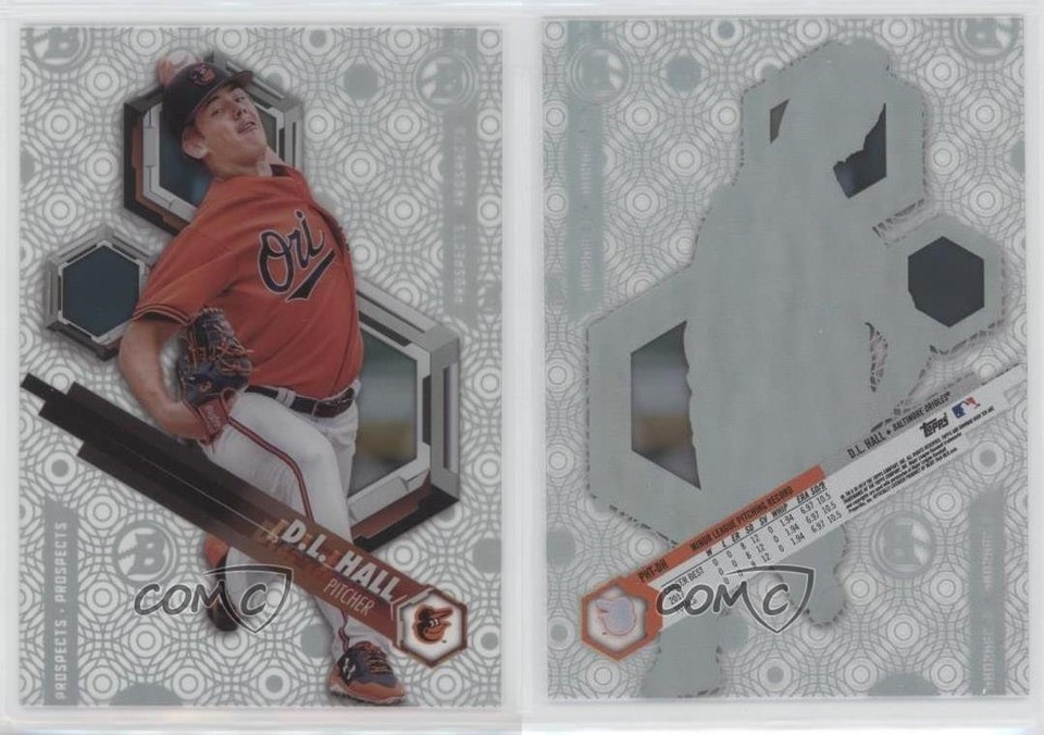 2018 Bowman High Tek Prospects Pattern 1 Circles DL Hall #PHT-DH rf2 ...