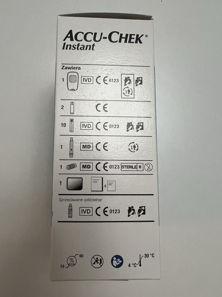 Accu-Chek Blood Glucose Monitor Meter Kit with 10 Test Strips for ...