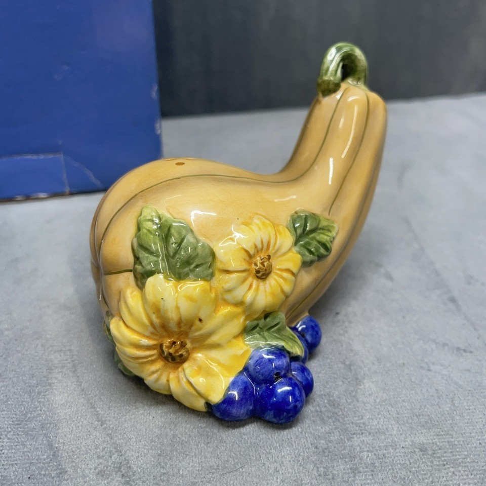 Vintage Salt & Pepper Shakers Avon Harvest Squash Pumpkin Fall ...