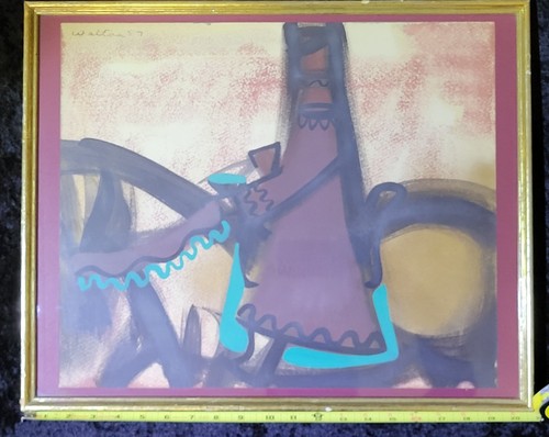 Richard Guy Walton - Iconic Nevada Abstract Artist - 1957 Painting "The ...
