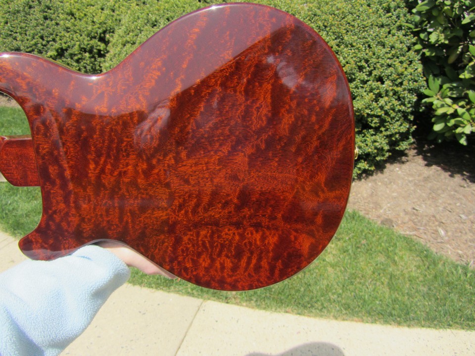 Prs Private Stock Rare Mira Mango Wood Top Bubinga Guard Sapele Back ...