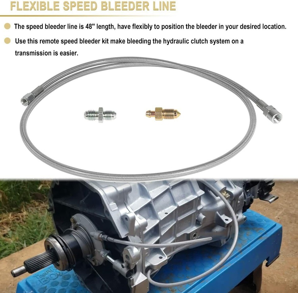 For F-Body Camaro Firebird Corvette C5 GTO Remote Clutch Speed Bleeder ...