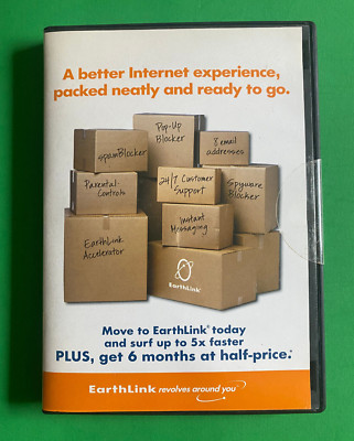 EARTHLINK-DIAL UP INTERNET STARTUP FACTORY SEALED CD-ROM | eBay