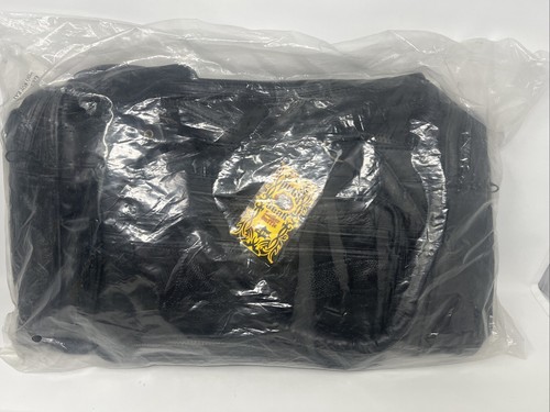 Pugs Gear Black Leather 18" Duffle Bag, New In Package | eBay