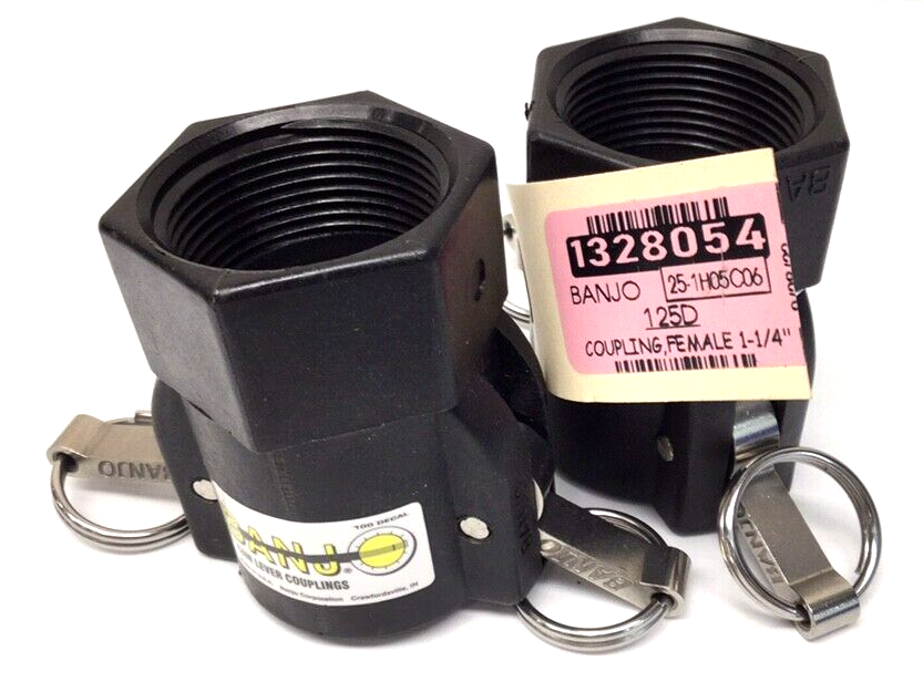 Banjo 125D Cam Lever Coupling Female 1-1/4" (Pack Of 2) | eBay