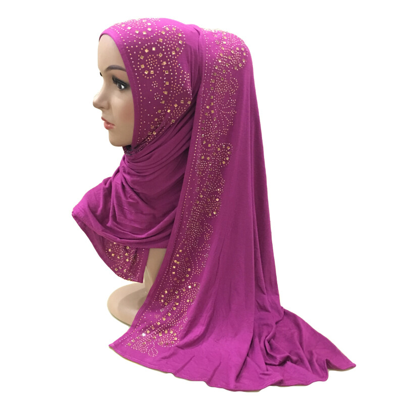 New Jersey Scarf Women Muslim Instant Hijab Islamic Headscarf Shawl ...