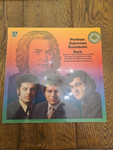 Barenboim/Perlman/Zukerman - Bach Concertos For Violin . EMI 1C 065 ...
