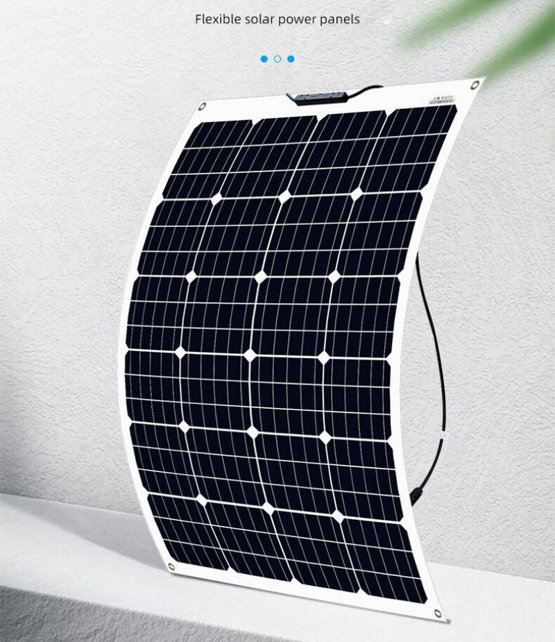 Solar Panel Kit 150W Flexible Solar Panel Kit Home Module ...