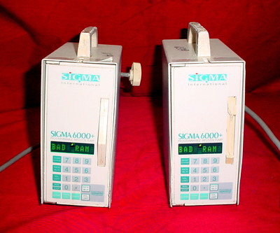 Lot of 2 - Sigma 6000 Programmable Infusion Pumps | eBay