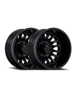FUEL Arc Dually D867 Rear 20X8.25 8X165.1 Offset -201 Blackout Set Of 2 ...