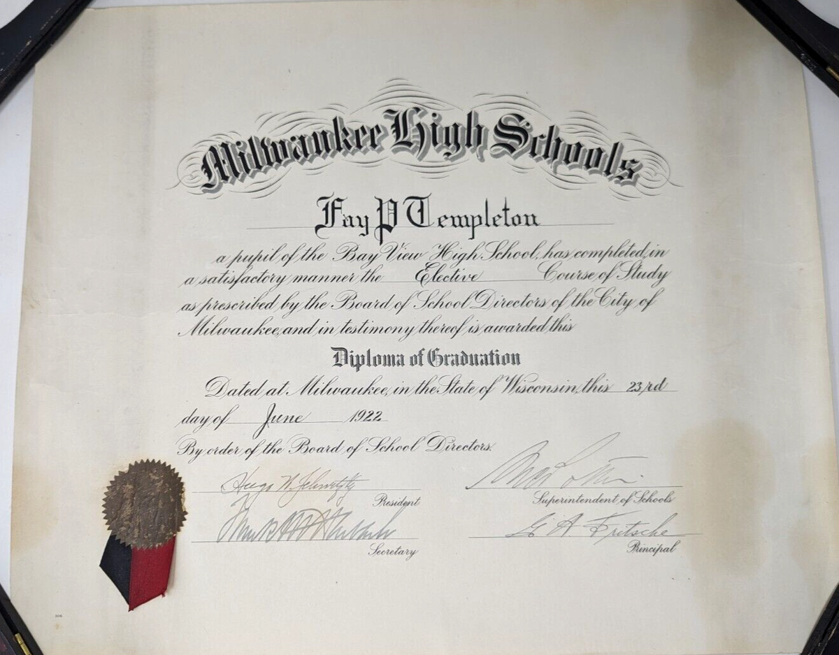 Minor Degee Certificate