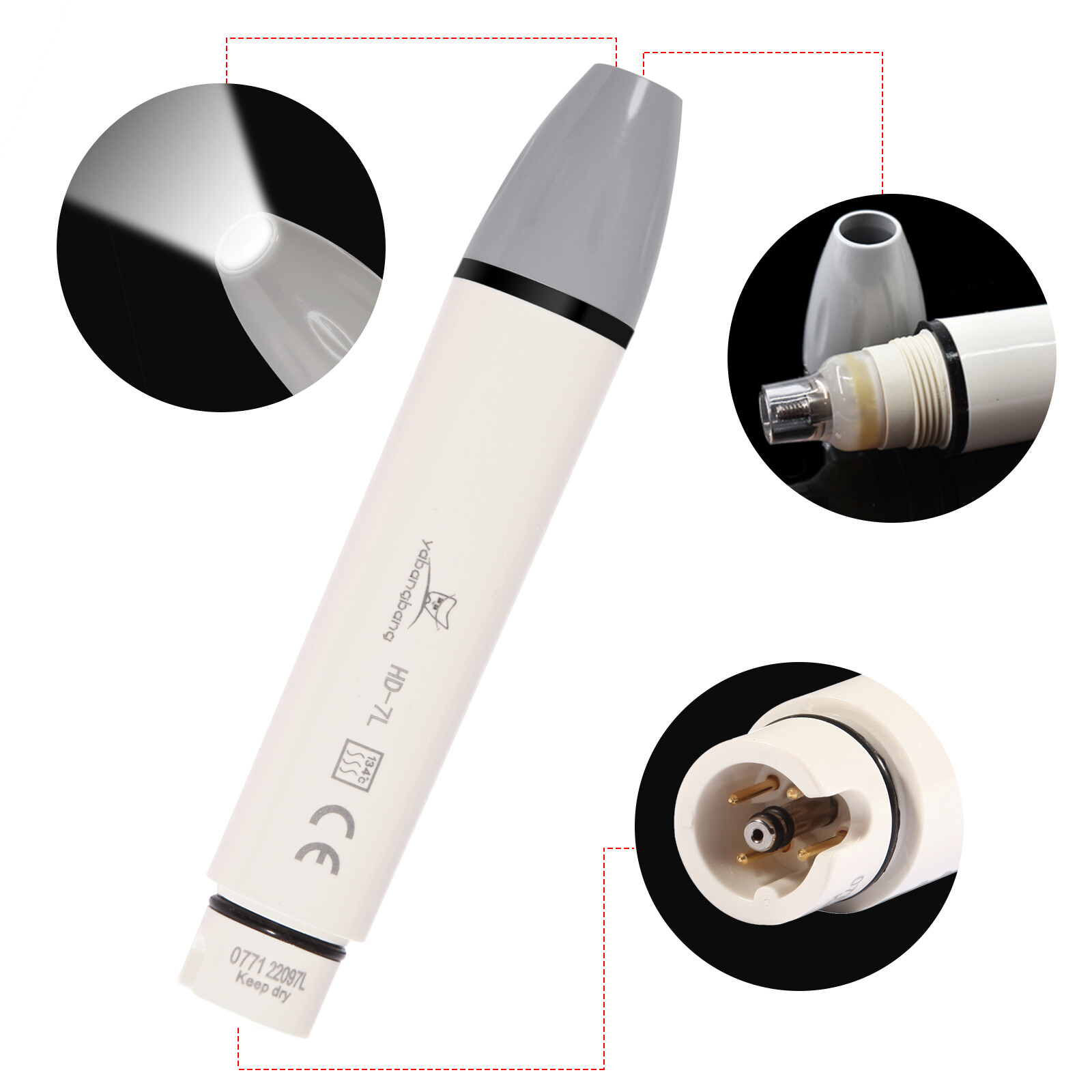 USPS Dental LED Ultrasonic Scaler HD-7L DTE SATELEC Handpiece | eBay