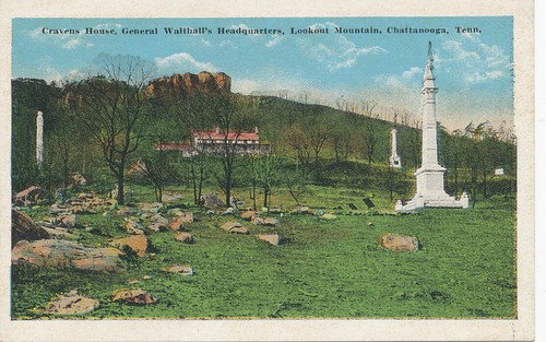 Lookout Mt Chattanooga TN * Craven’s House Gen. Walthall’s HQ c1915 D.R ...