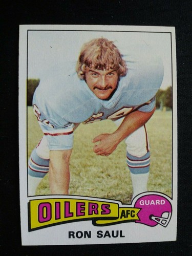 1975 Topps Football Card # 24 Ron Saul - Houston Oilers | eBay