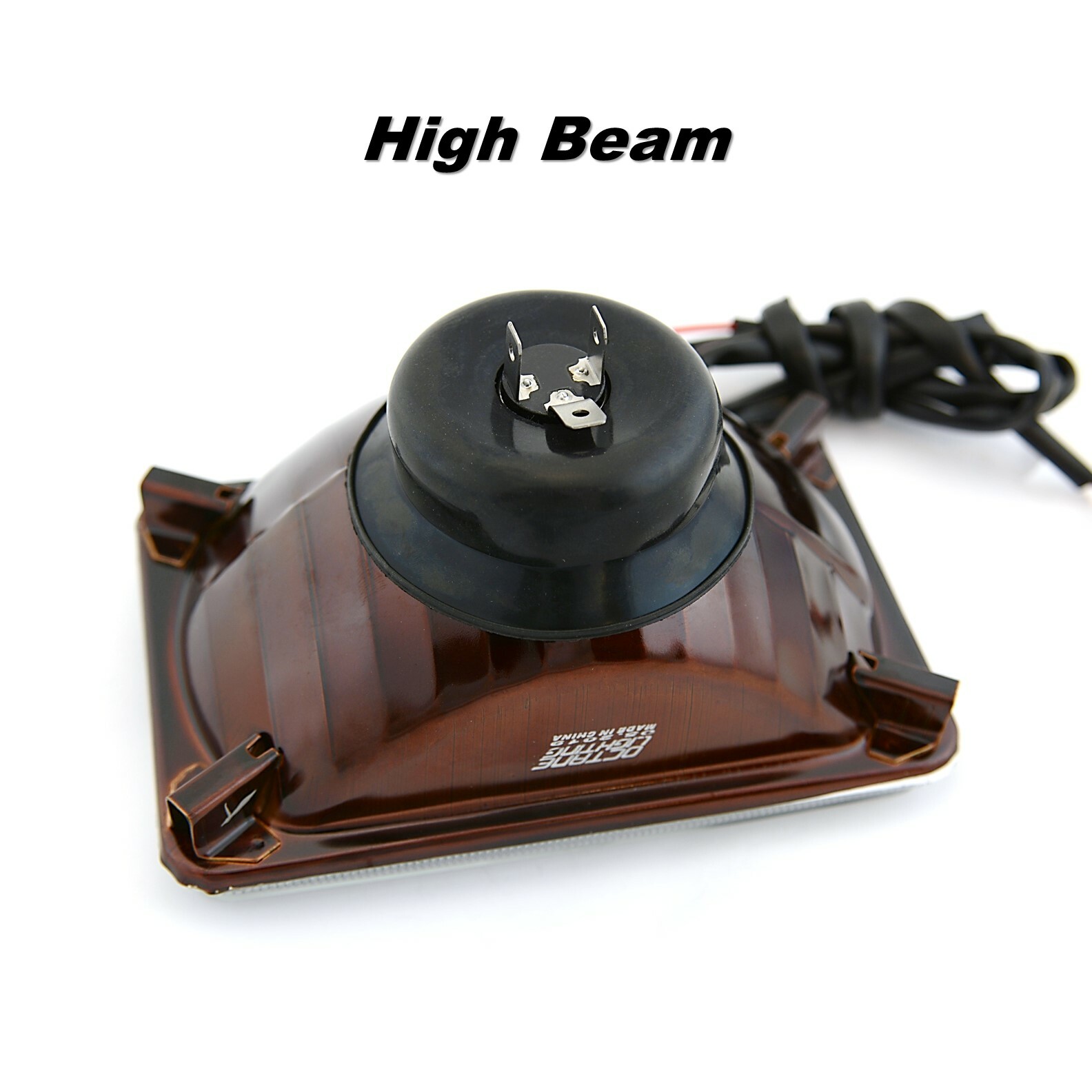 4X6 Pink SMD LED Halo Angel Eye Headlight Headlamp 60W Halogen Light ...