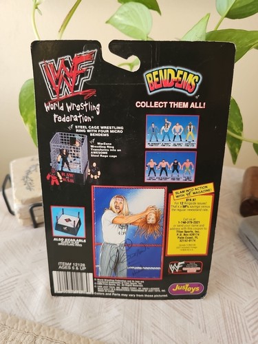 Vintage 1999 WWE WWF Al Snow Toy BEND-EMS with Head Just Toys line ...