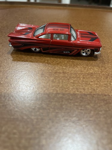 HOT WHEELS 1959 CHEVY IMPALA FACTORY PROTOTYPE RUN DARK RED/BLACK ...