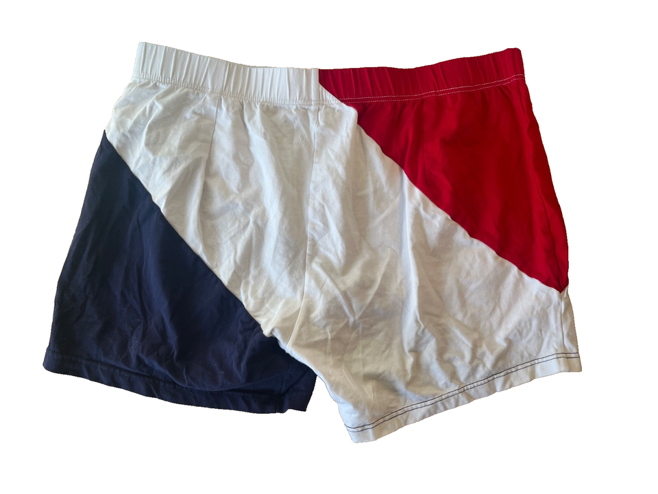NICE LAUNDRY RED WHITE & BLUE COTTON STRETCH BOXER SHORTS MEN'S SIZE ...