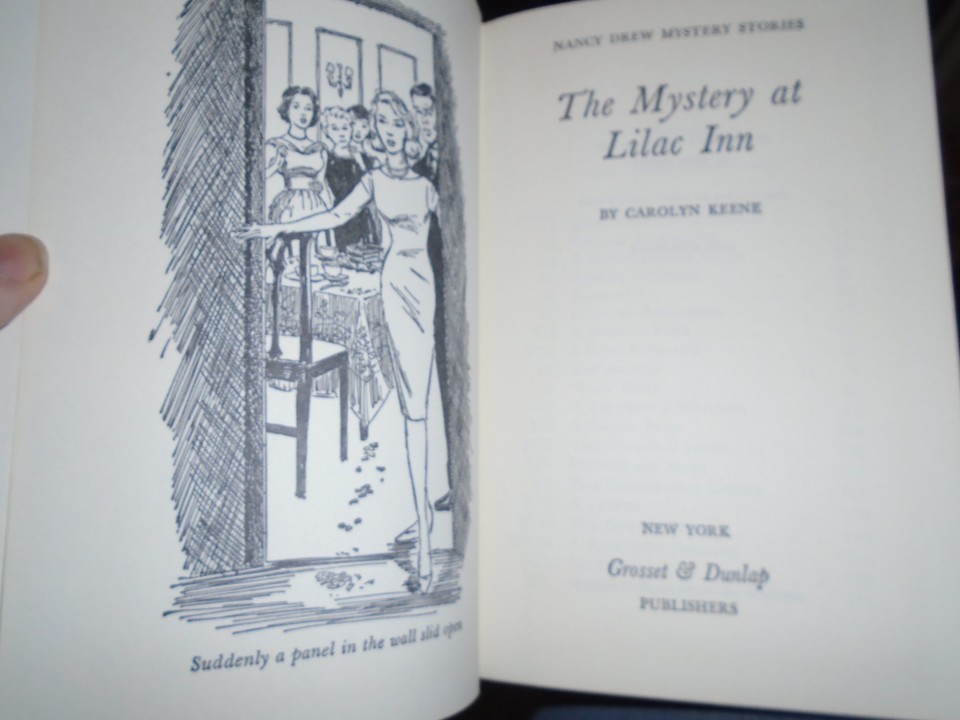 Nancy Drew the Mystery at Lilac Inn #4 Carolyn Keene, 1961 Vintage ...
