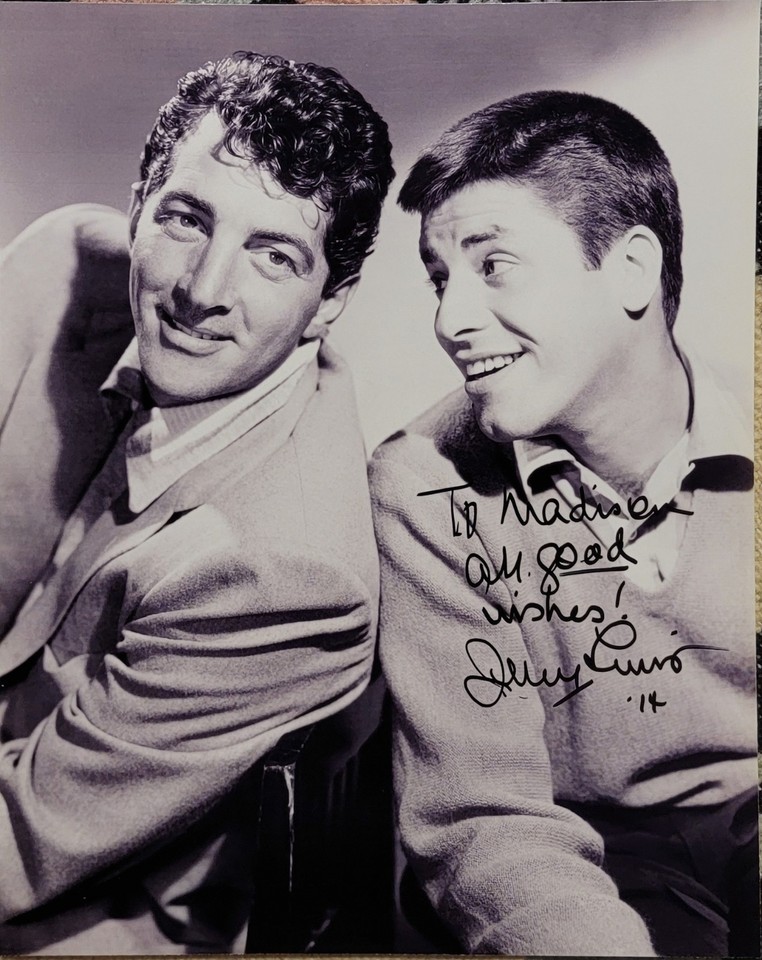 Jerry Lewis and Dean Martin Signed Autographed 8x10 Photo | eBay