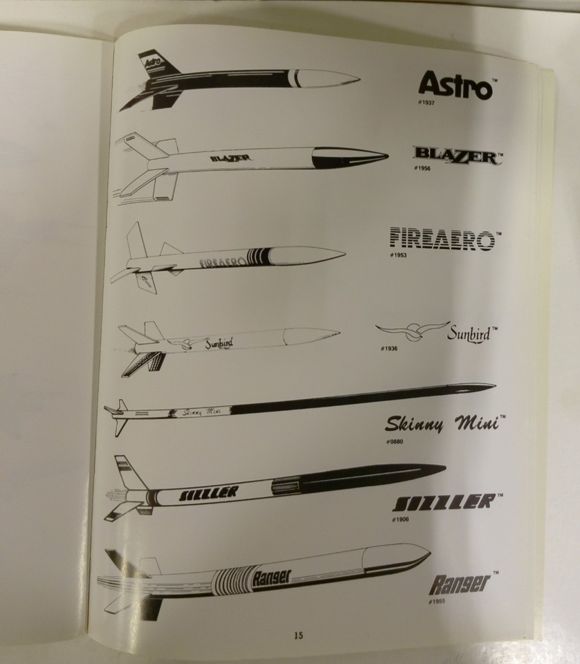 RARE ESTES 1988 Model Rocketry AD & Clip Art Kit - 30th Anniversary ...