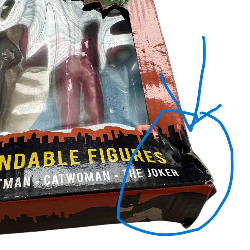 NJ Croce Batman Classic '66 TV Series Bendable Figure Set DC Comics New ...