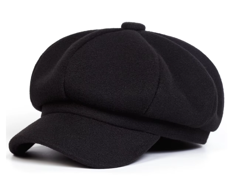 Octagonal Newsboy Cap Vintage 8 Panels Paperboy Visor Gatsby Cabbie Hat ...
