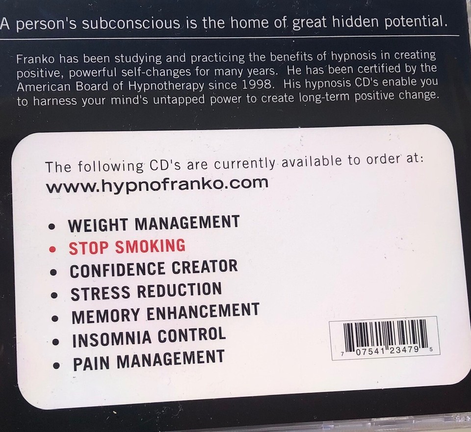 Hypnosis Stop Smoking CD. Ships Free Today. | eBay