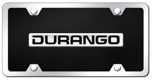 Dodge Durango Name Plate Black Acrylic Kit License Plate Frame Official ...