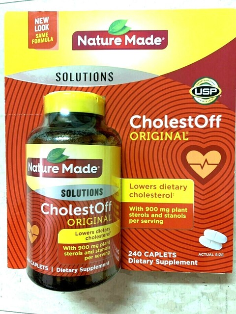 Nature Made Cholest-off 240 Naturally Lower Cholesterol NATUREMADE ...