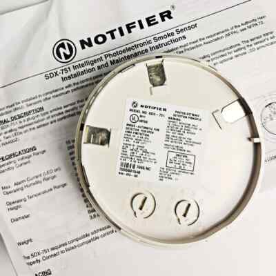 NOTIFIER SDX-751 | Photoelectric Addressable Smoke Detector | Free ...