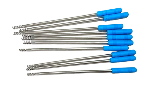 Laparoscopic Myoma Screw Forceps Tissue Extractor Instrument Set 10mm ...