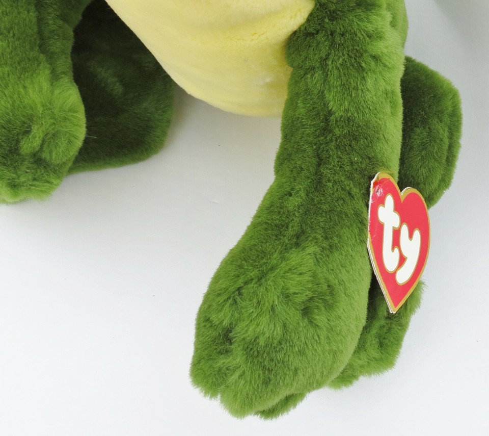 Ty Freddie Frog Croaker Rattle Plush Green Stuffed Animal 1991 | eBay