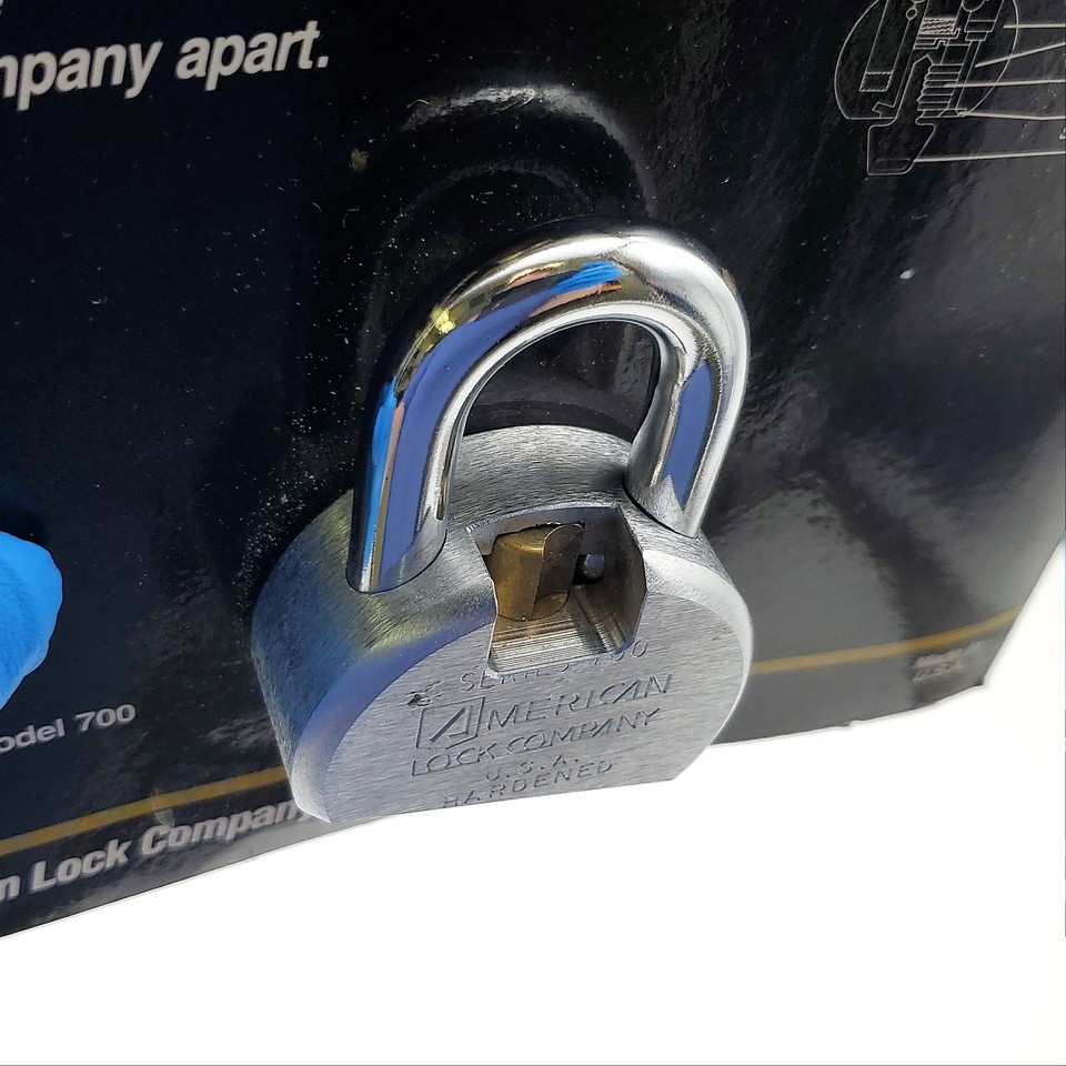 American Lock Company Model 700 Padlock Cutaway Merchandise Display ...