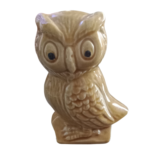 Vintage Glazed Porcelain Ceramic Owl Granny Core Cottage Core Decor ...