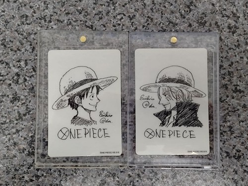 One Piece PSA Sticker 2022 Limited Authentic Two Card Set for Grading ...
