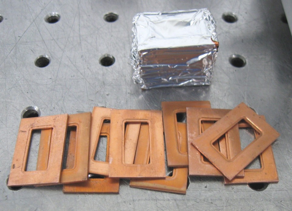 C199777 Haimson Research WR-62 Waveguide Lot, RF/High Vacuum Copper Gasket Seals | eBay