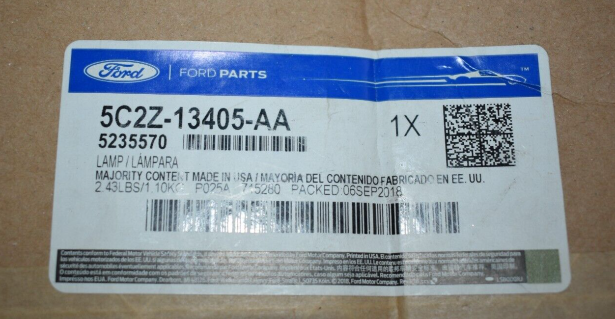 2004-2019 Ford E150 250 350 450 Left Rear Tail Light Assembly 5C2Z ...