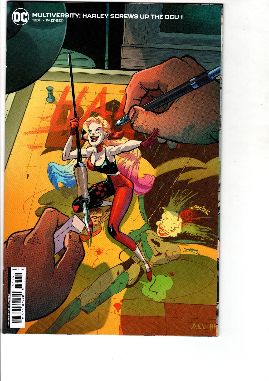 Multiversity Harley Screws Up The DCU #1 1:25 Riley Rossmo Incentive DC 2023 NM | eBay